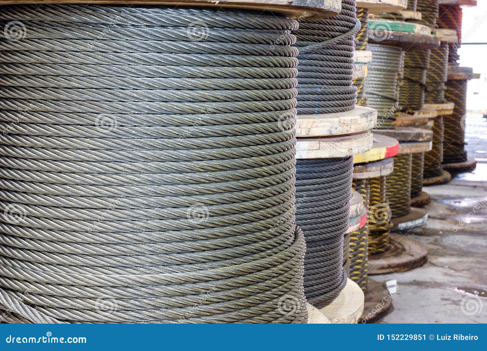 Large Cable Reels & Huge Crane Stock Photography | CartoonDealer.com ...