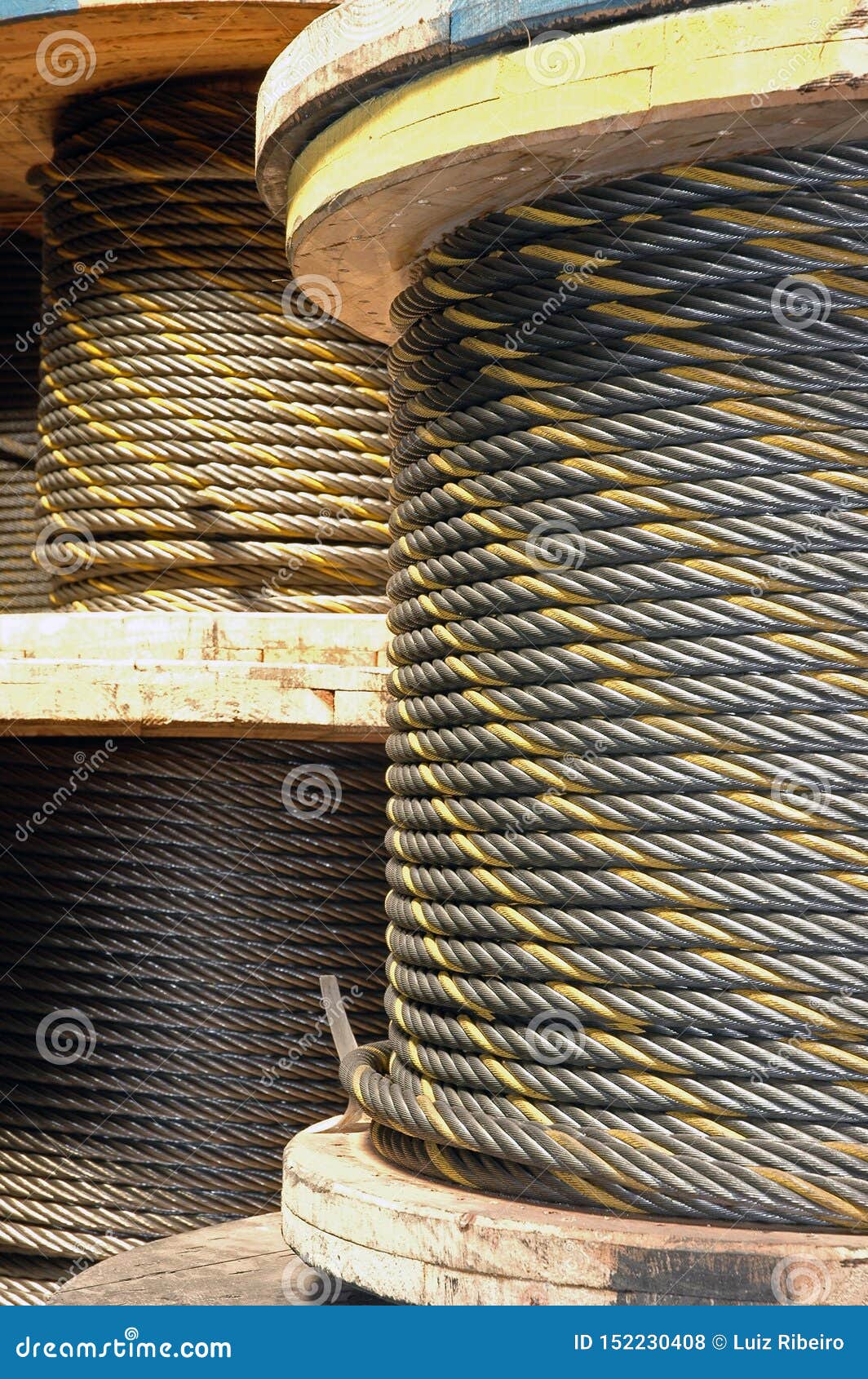 Large Cable Reels & Huge Crane Stock Photography | CartoonDealer.com ...