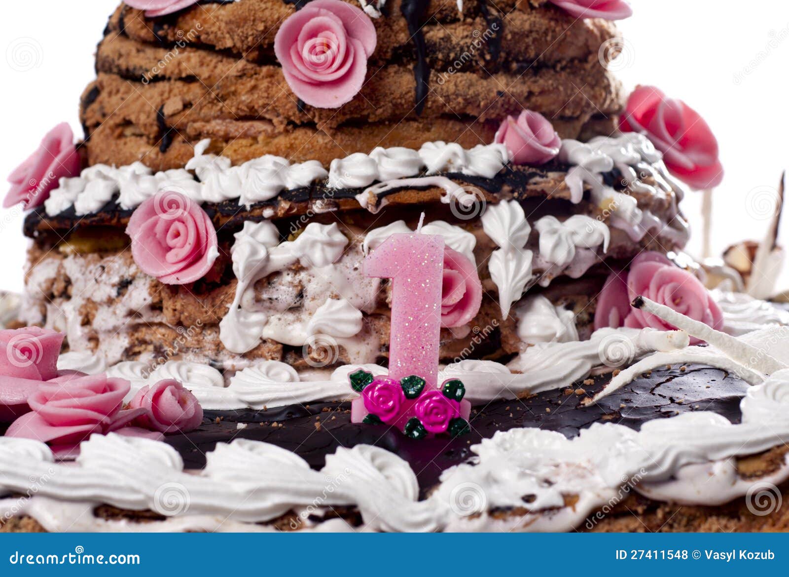 Large cake stock photo. Image of delicious, pastry, floral - 27411548