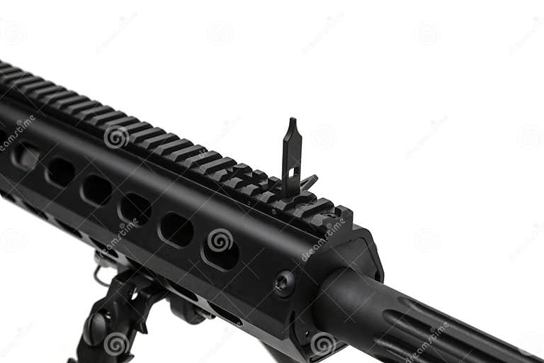 Large Caliber Sniper Rifle. Long Range Weapon Stock Photo - Image of ...
