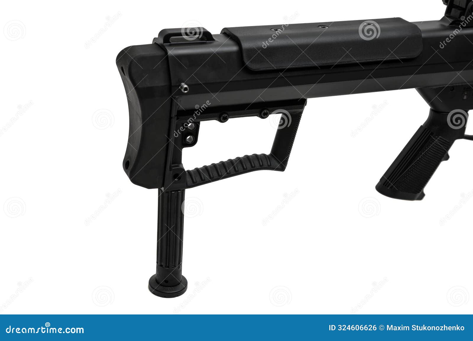 Large Caliber Sniper Rifle. Long Range Weapon Stock Photo - Image of ...