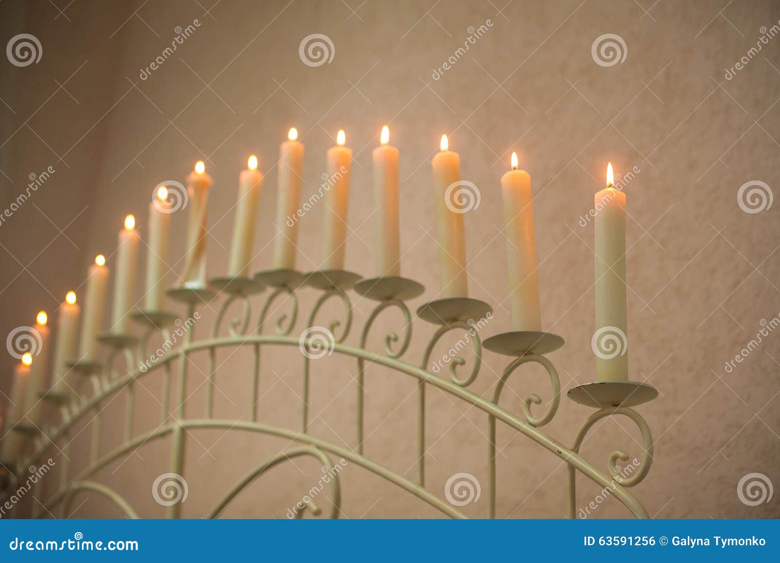 Large Candle, the Candle in the Long Term Stock Photo - Image of ...