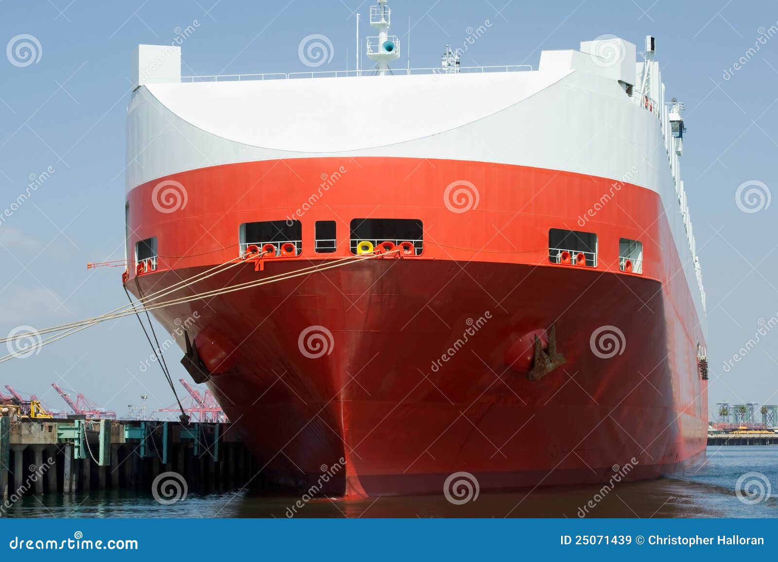 Large car carrier ship stock image. Image of boat, port - 25071439