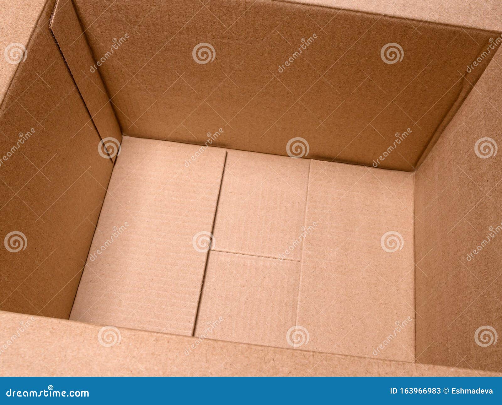Large Cardboard Box Close Up Stock Image - Image of mail, object: 163966983