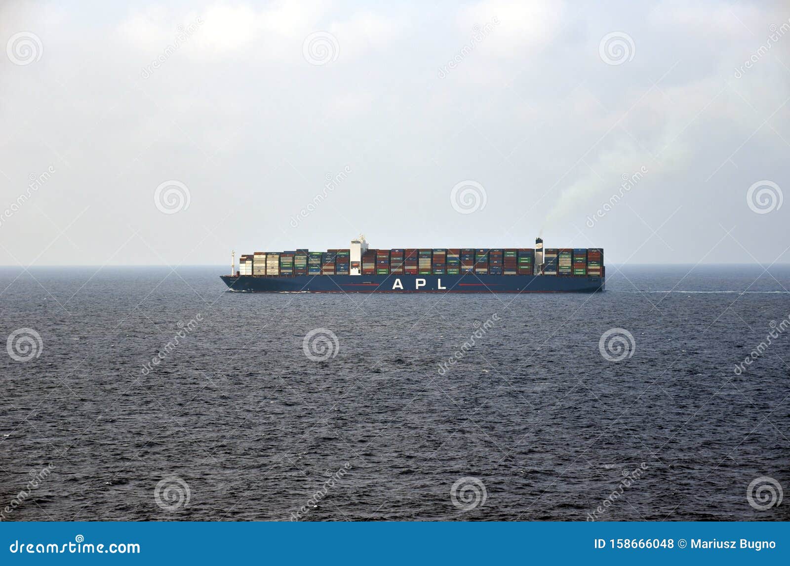 Large Cargo Container Ship Fully Loaded with Colorful Containers is ...