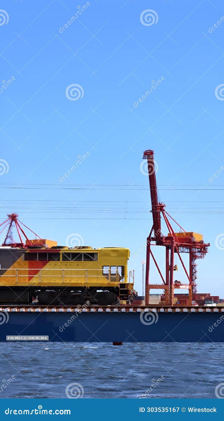 Large Cargo Vessel in Fremantle, Australia Stock Image - Image of ...