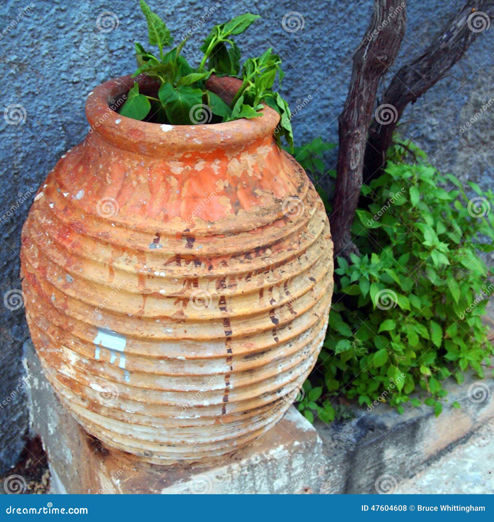 Large Ceramic Pot stock photo. Image of large, building - 47604608