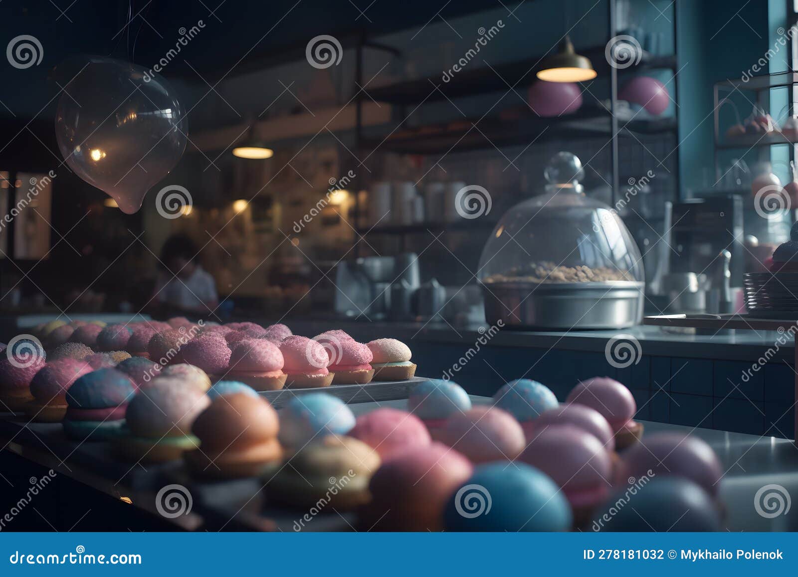 Large Choice of Sweets in a Candy Shop. Neural Network AI Generated ...