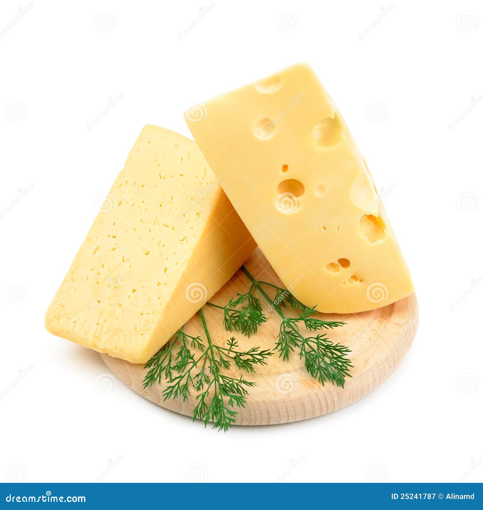 Large chunks of cheese stock image. Image of calcium - 25241787