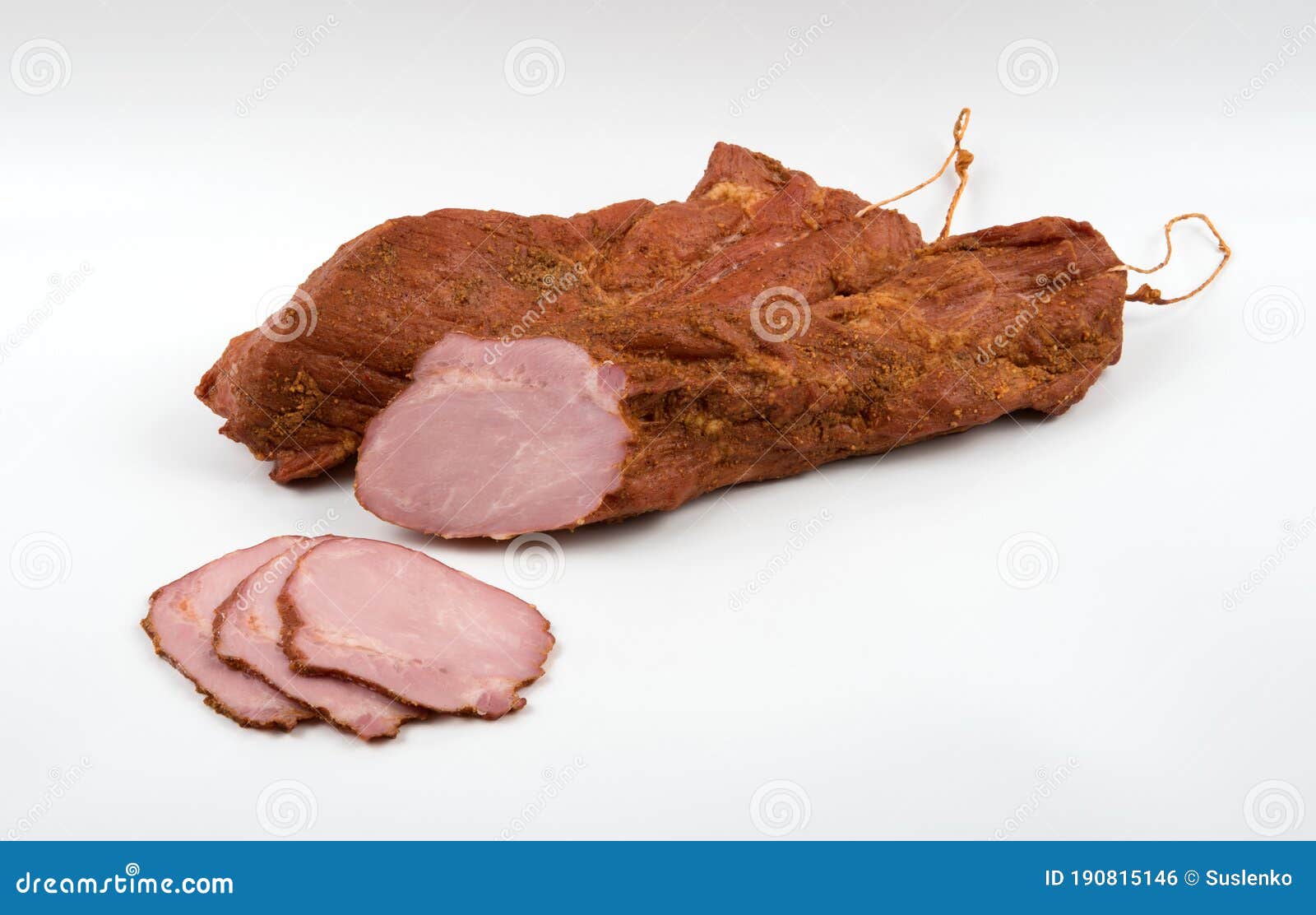 Large Chunks of Pork Delicacy in a Spice Sprinkle with Slices on a ...