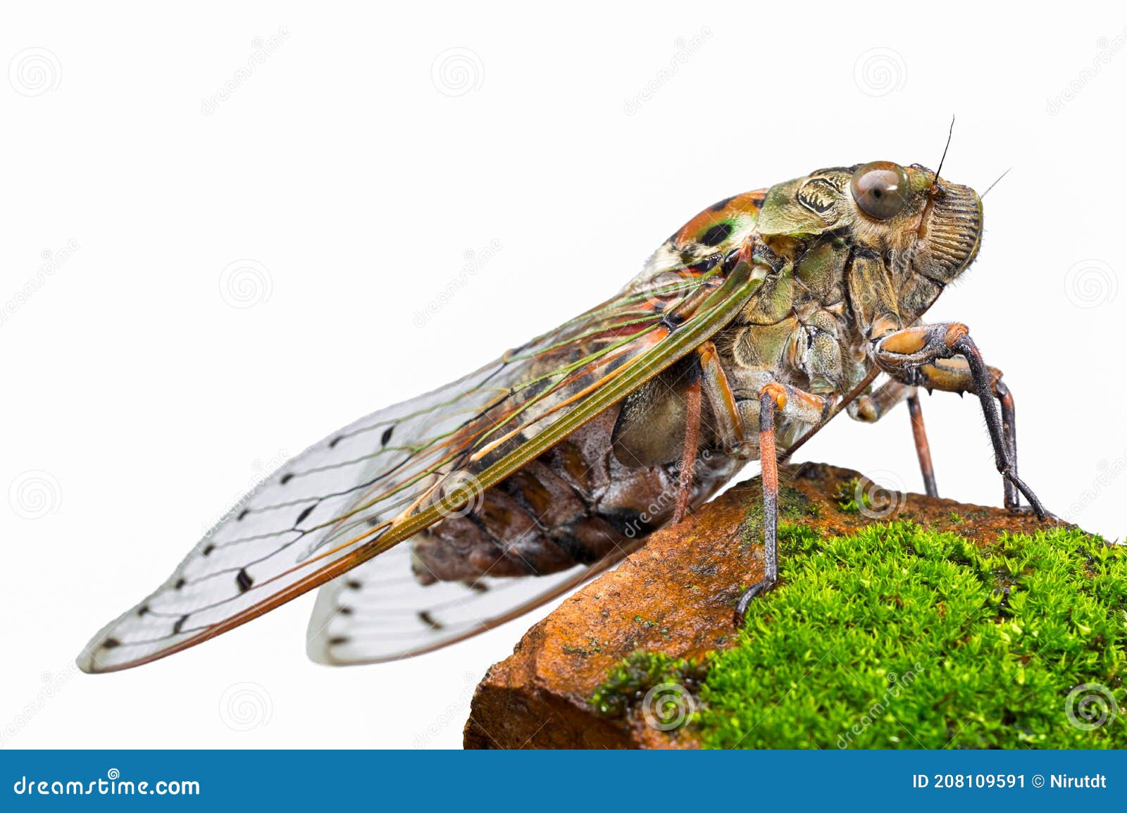 Large Cicada Shell Royalty-Free Stock Photography | CartoonDealer.com ...