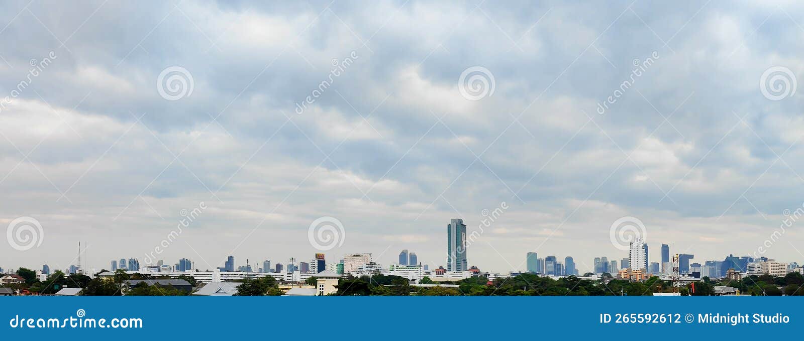 Large City Buildings with Sky. Stock Photo - Image of skyscraper ...