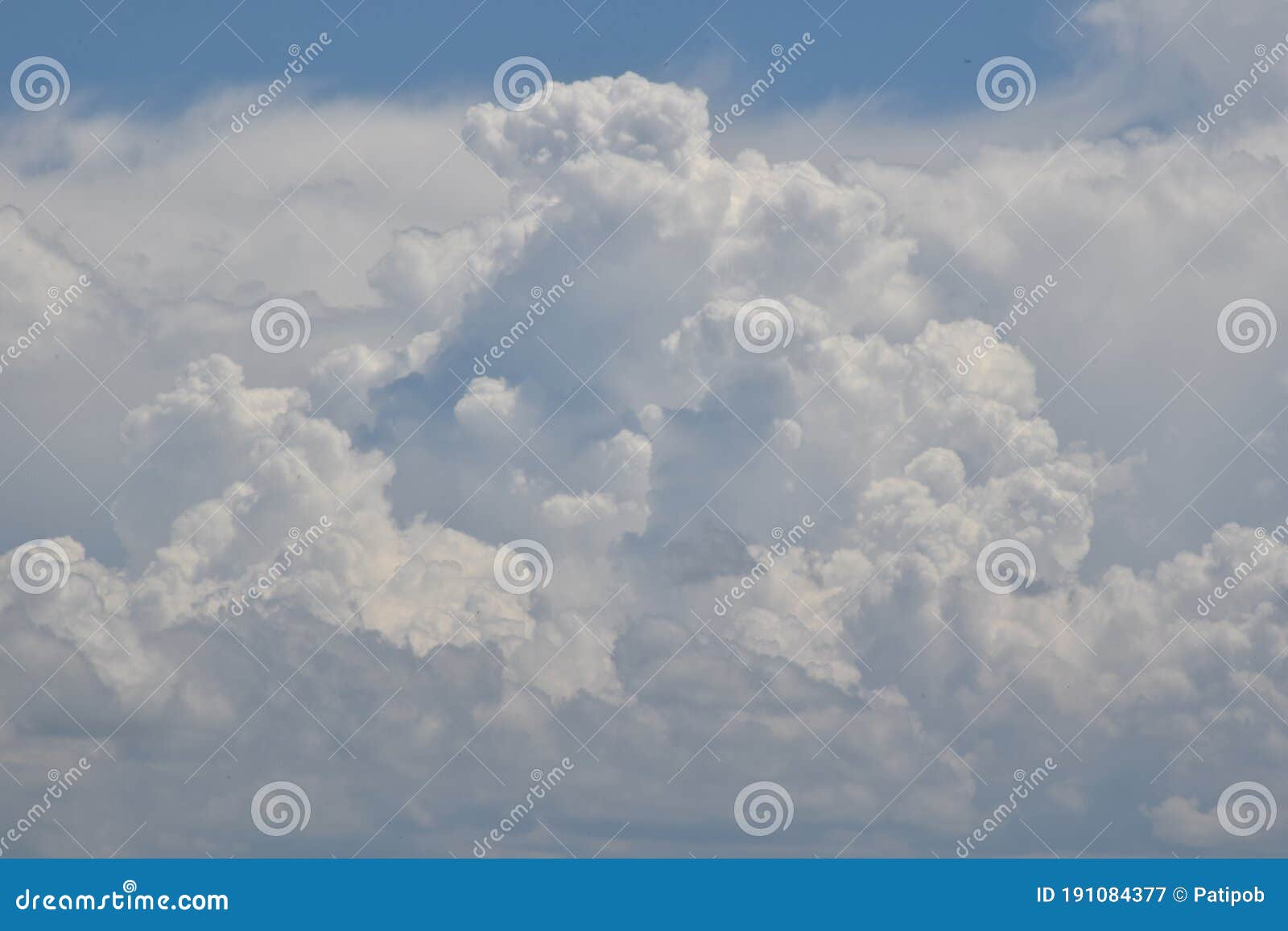 Large clouds in the sky stock image. Image of cloud - 191084377