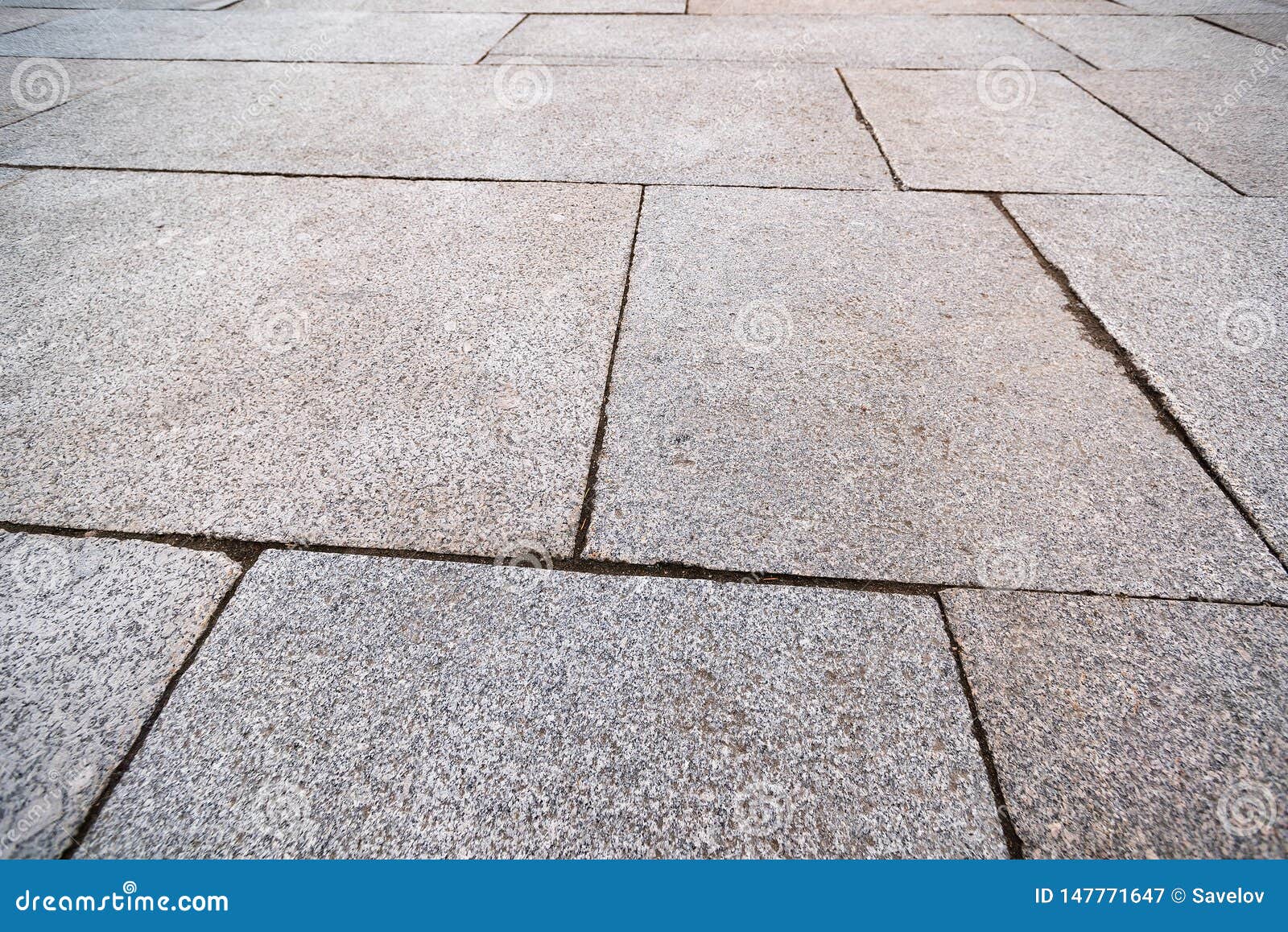 Large Cobble is Close in Perspective Stock Image - Image of pavement ...