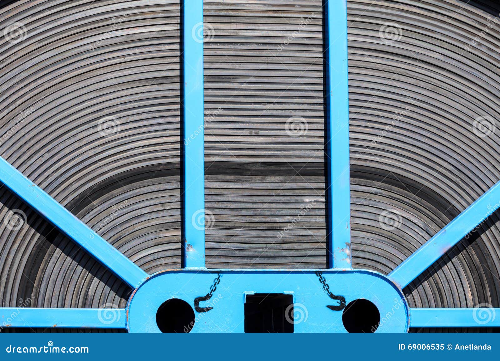 Large Coil Roll of Rubber Material Stock Image - Image of warehouse ...