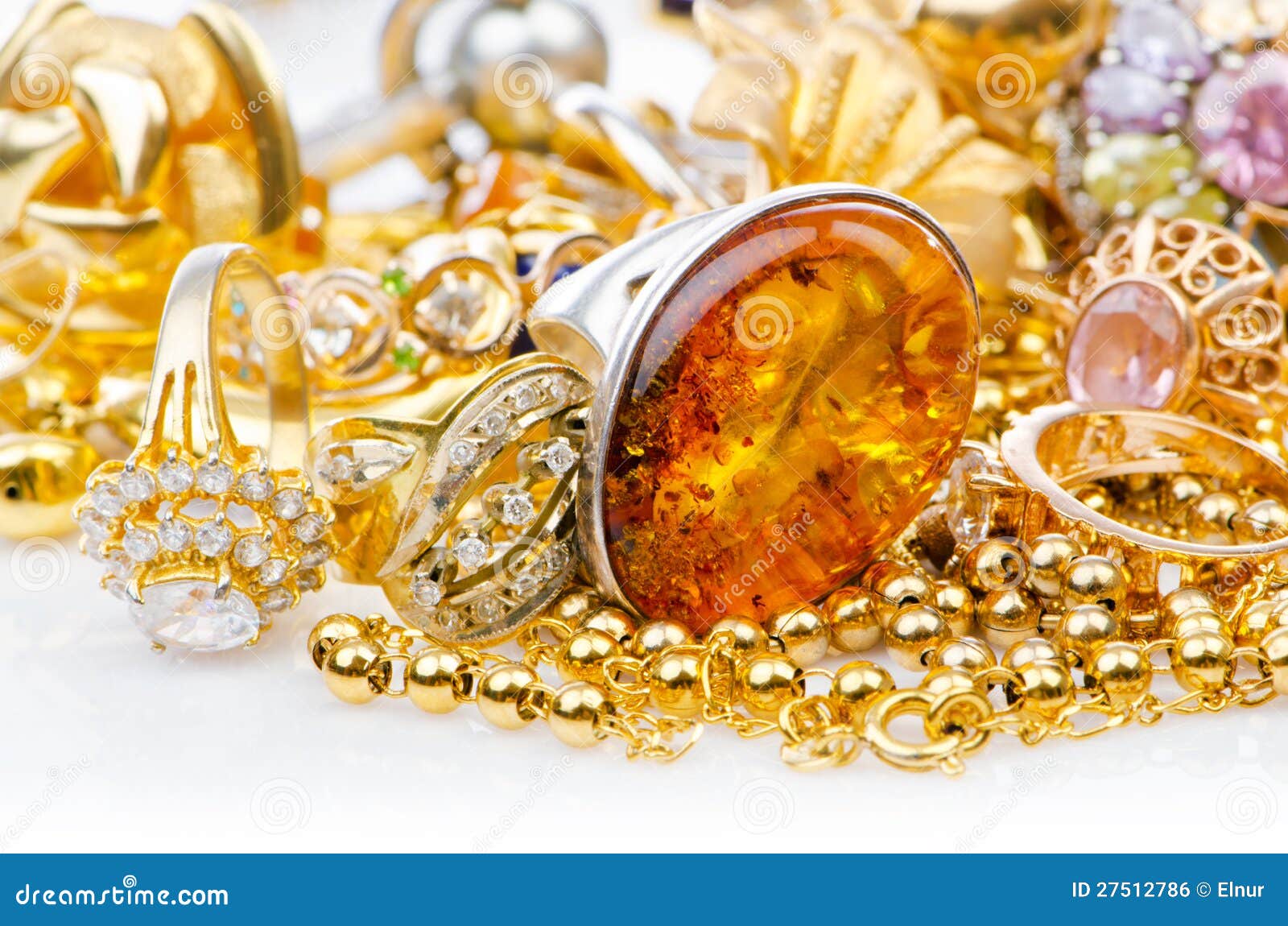 Large Collection of Jewellery Stock Photo - Image of pendant, elegance ...