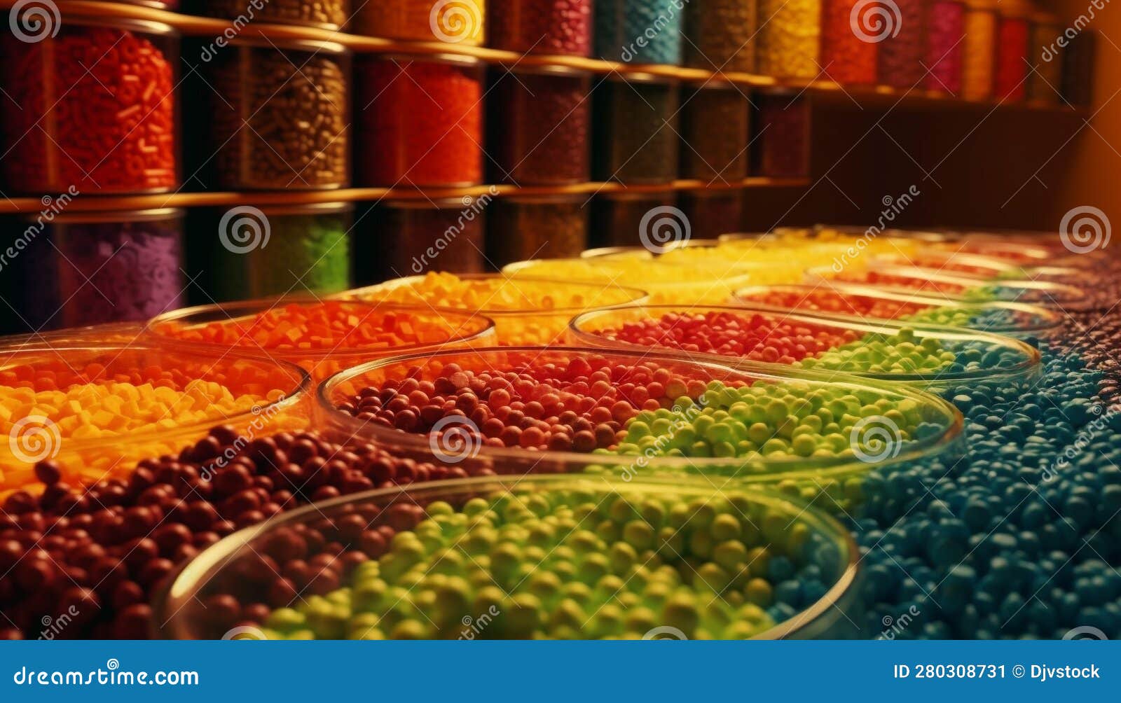 A Large Collection of Multi Colored Fruit in a Vibrant Arrangement ...