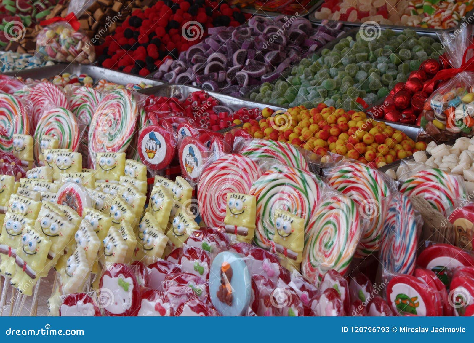 A Large Collection of Sweets and Candies Editorial Stock Photo - Image ...