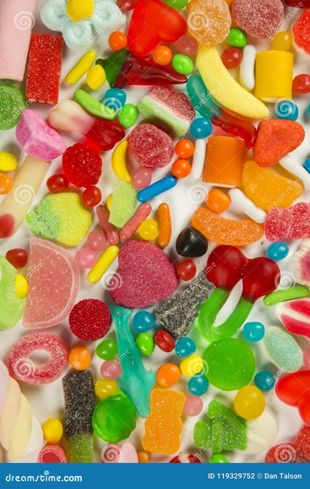 Sweets and candy stock photo. Image of diet, candy, artificial - 119329752