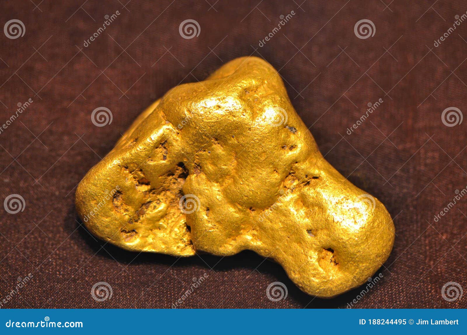 Large Colorado Gold Nugget. Stock Image - Image of money, bright: 188244495