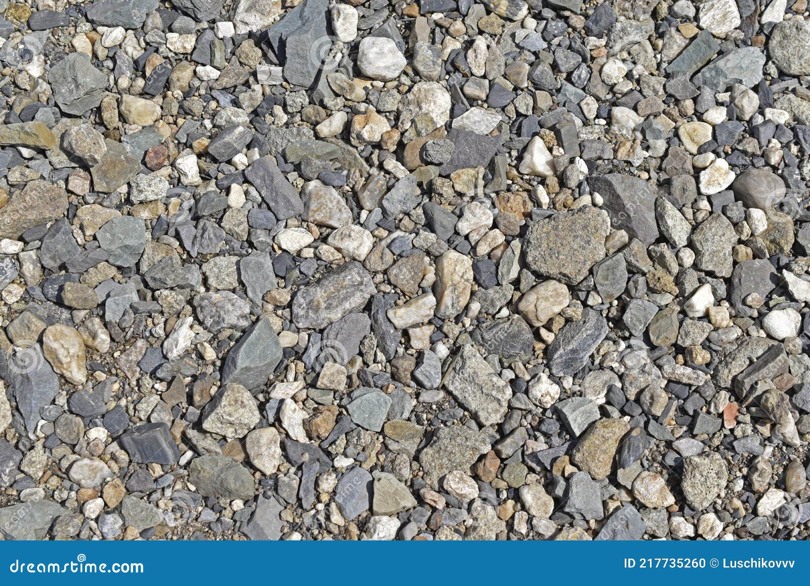 Large Colorful Pebbles and Stones on the River Bank Stock Photo - Image ...