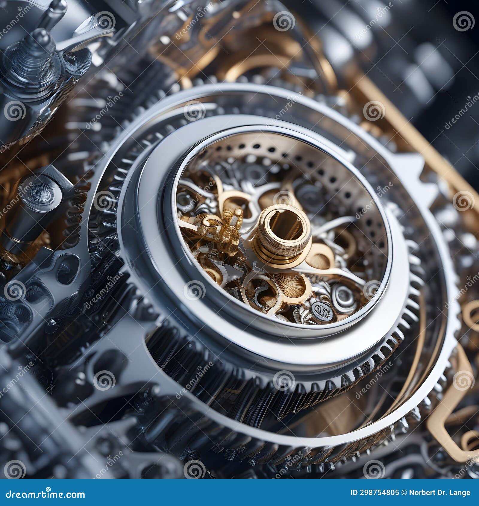 Large Combustion Engine, AI-generatet Stock Illustration - Illustration ...