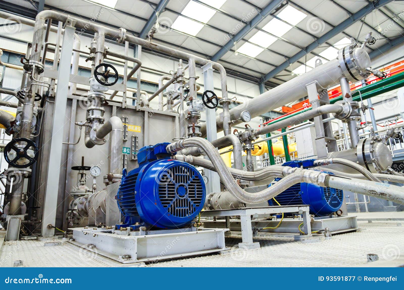 Large compressor units editorial photography. Image of fuel - 93591877