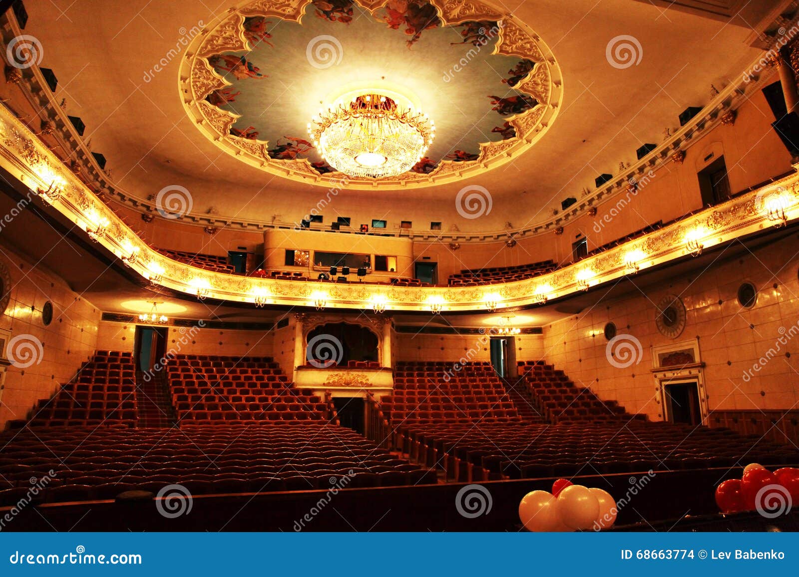 Large Concert Hall in the Theater Stock Photo - Image of plastic, event ...