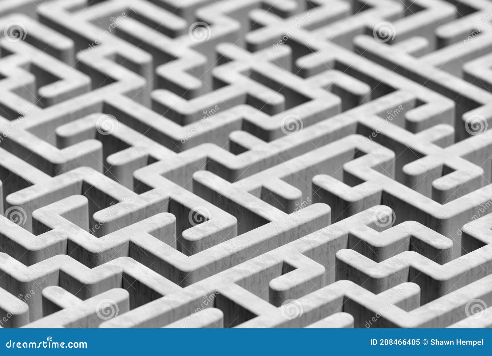 Concrete Maze Top View With Infographics Royalty-Free Stock Photography ...