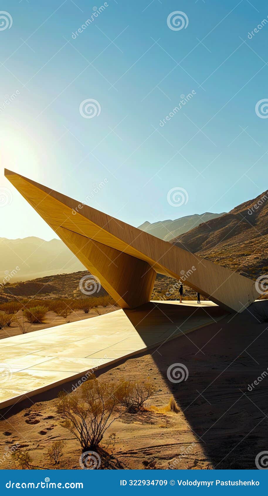 Large Concrete Stream Culvert Illuminated By Sunset Royalty-Free Stock ...