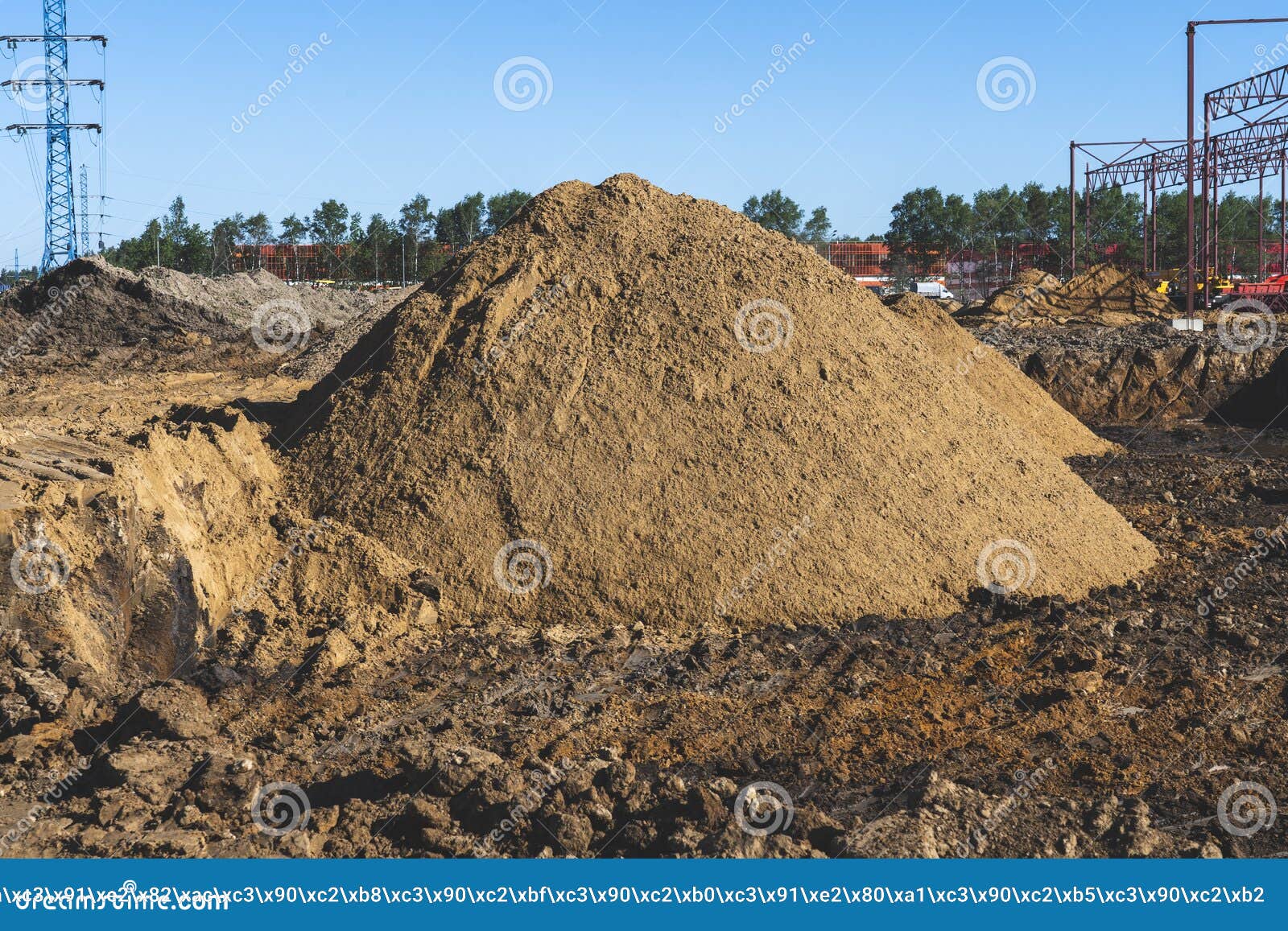 A Large Construction Object in the Process of Building Construction ...