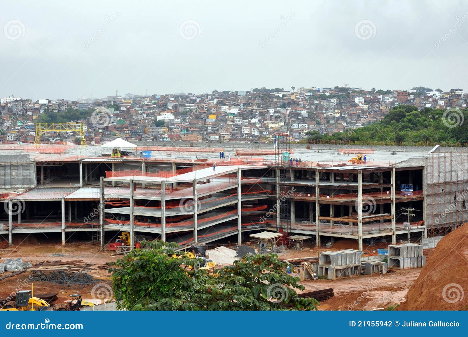 Large construction project stock photo. Image of site - 21955942