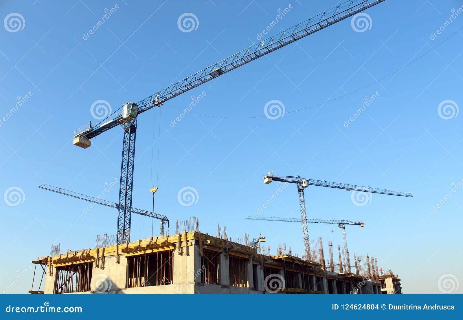 Large construction site stock photo. Image of exterior - 124624804