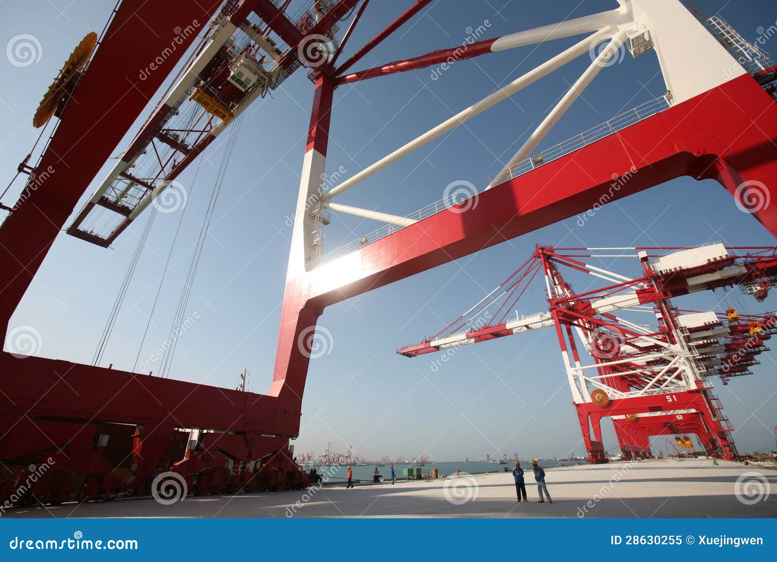 Large Container Terminal stock image. Image of heavy - 28630255