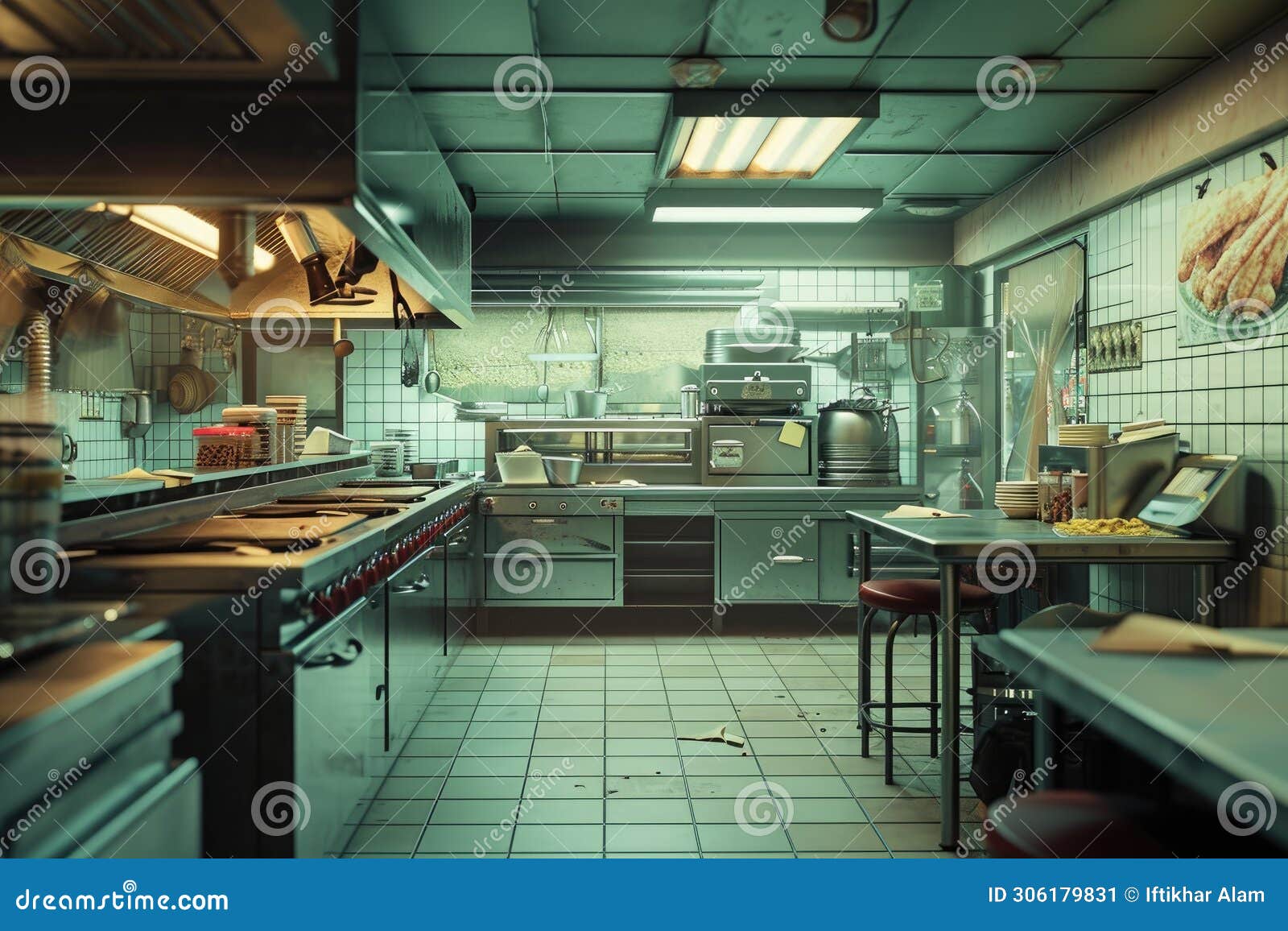 A Large Contemporary Kitchen with Ample Counter Space, Perfect for ...