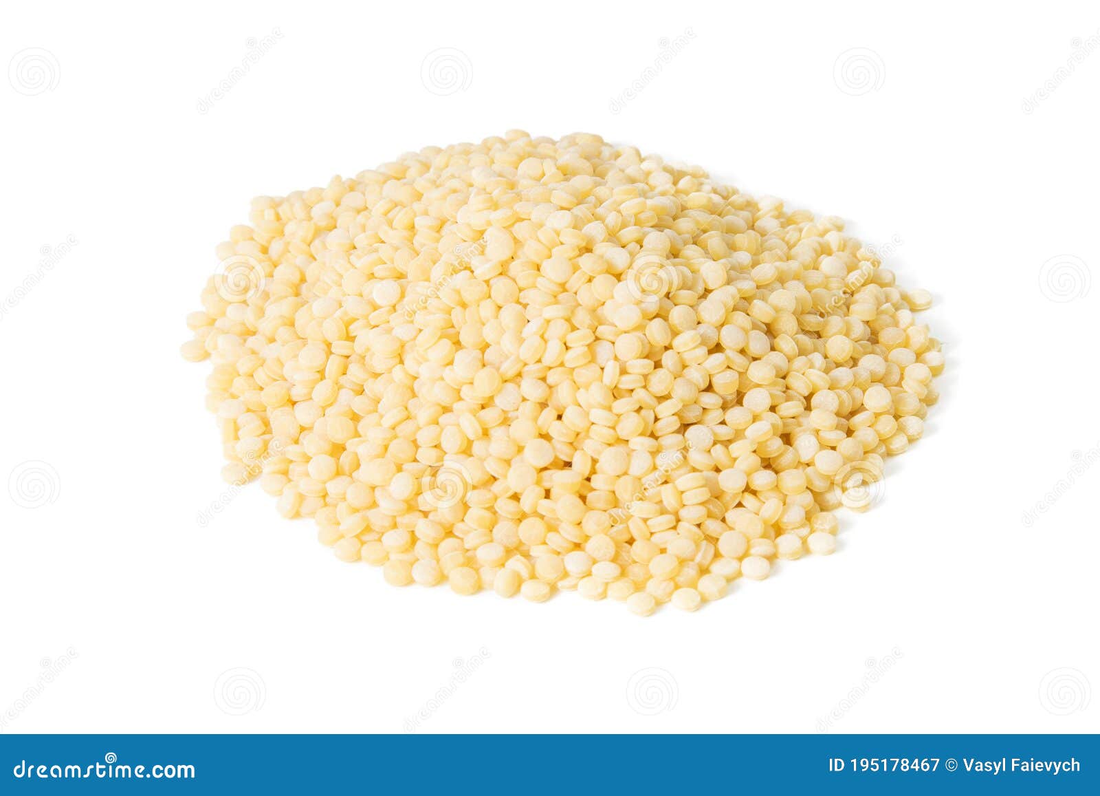 Large Couscous Isolated on White Background. Front Views, Close-up ...