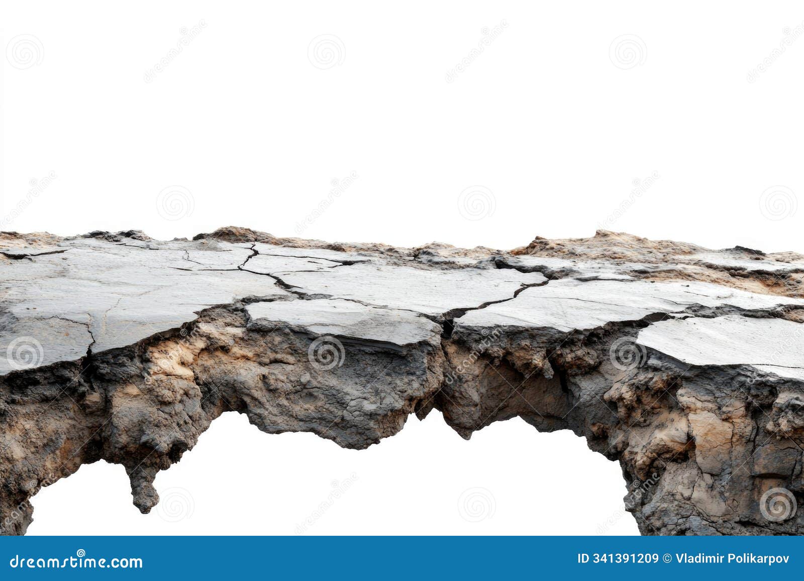 A Large Crack in the Side of a Mountain Stock Image - Image of outdoor ...