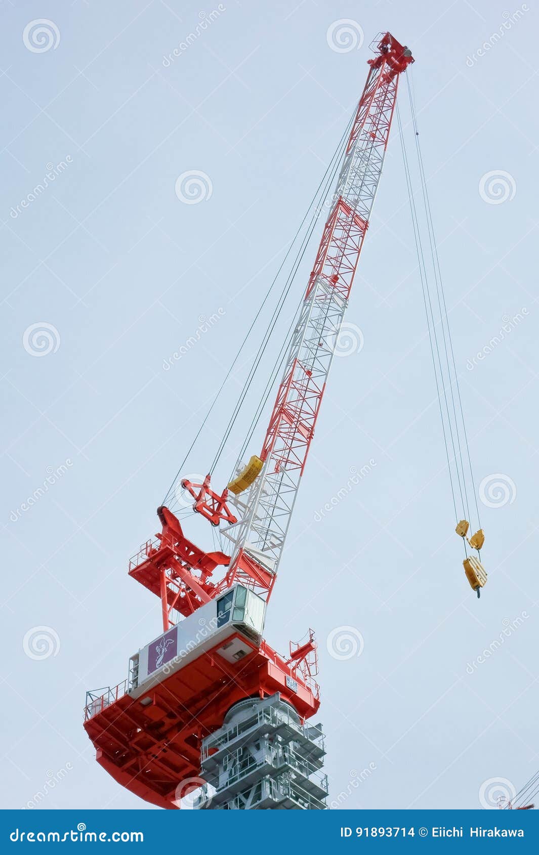 Large Crane For Construction Editorial Photo | CartoonDealer.com #91893743