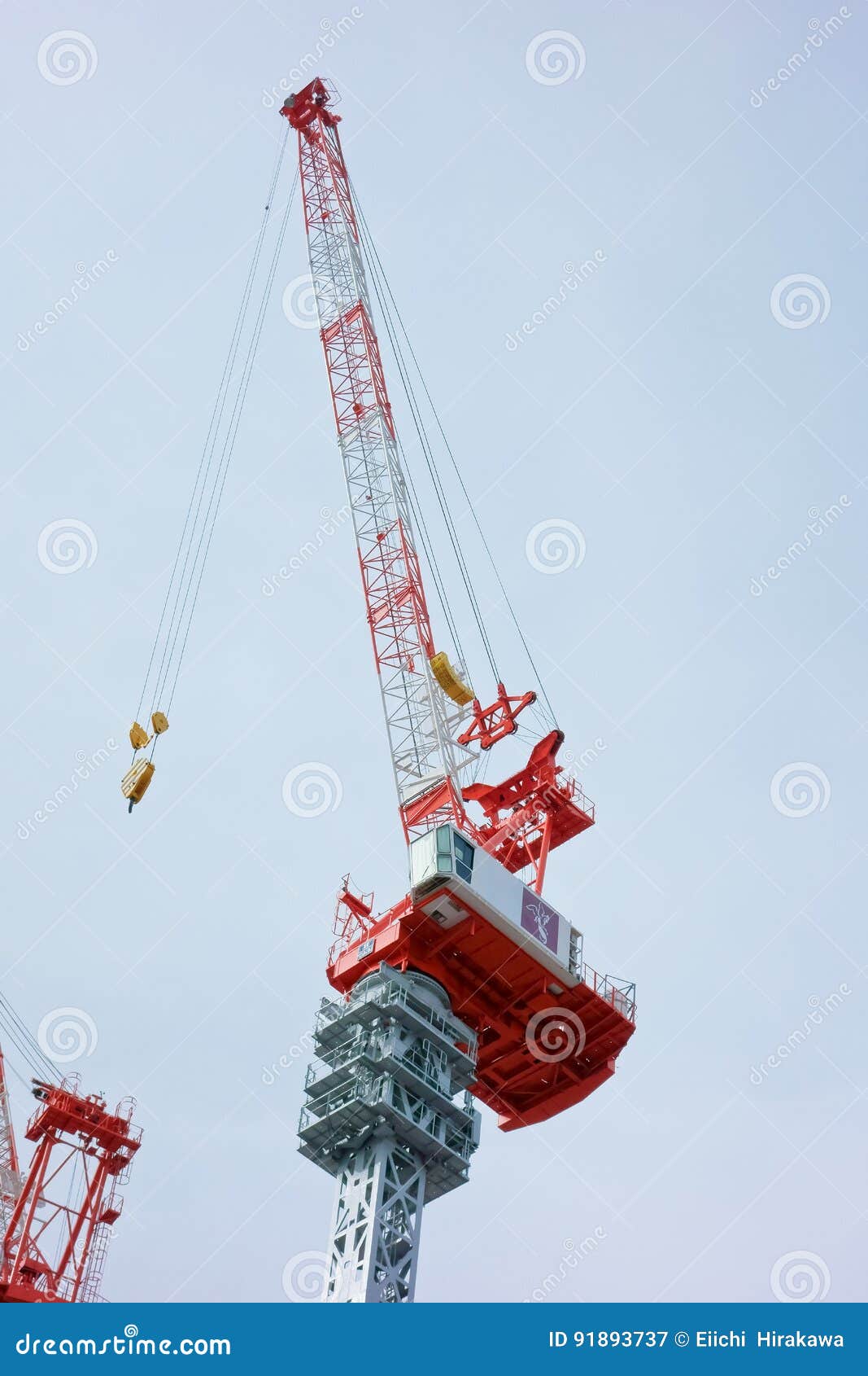 Large Crane for Construction Editorial Photography - Image of carrying ...