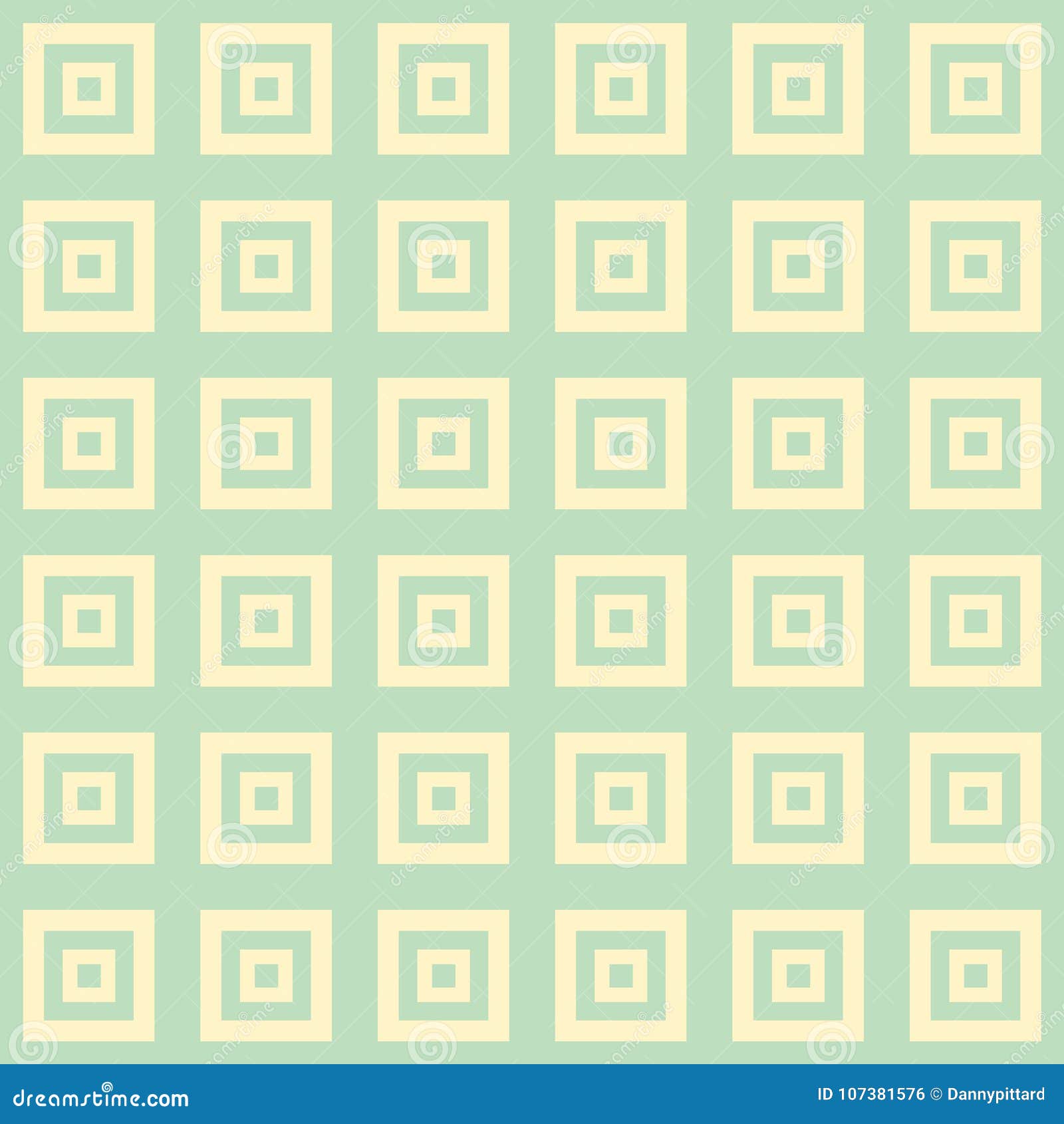 Large Cream and Green Blue Square Cube Pattern Background Stock ...