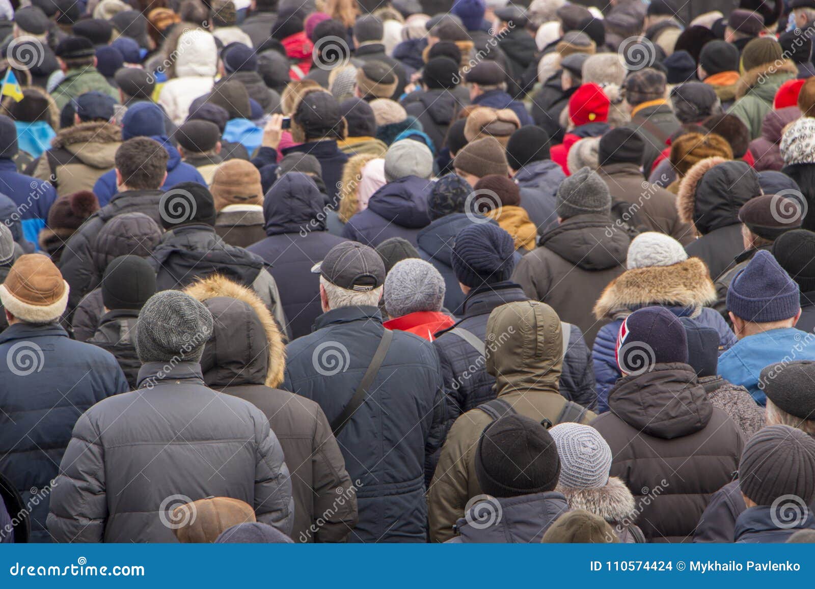 A Large Crowd of People on Demonstrations or Protests Editorial Stock ...