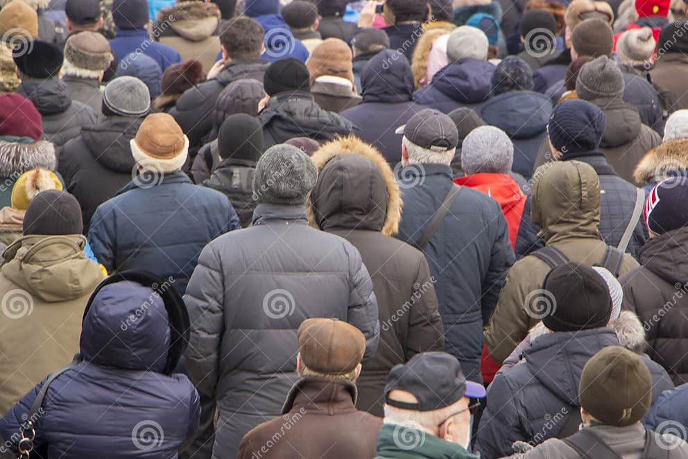 A Large Crowd of People on Demonstrations or Protests Editorial Stock ...