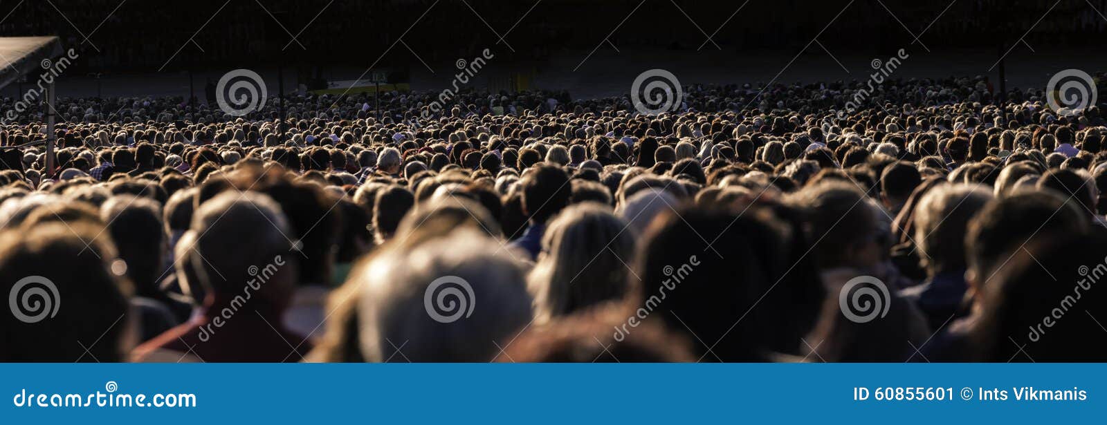 Large crowd of people stock image. Image of evening, large - 60855601