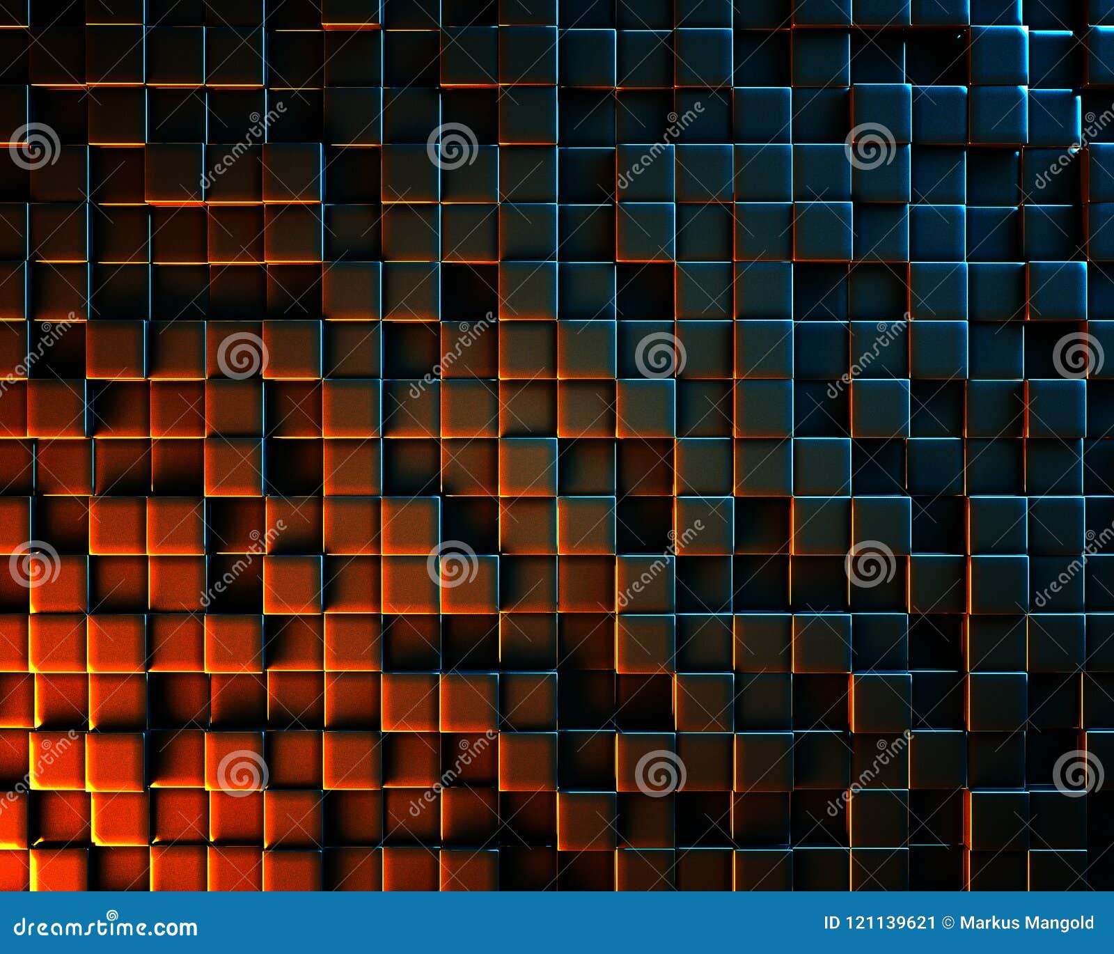 Large Cubes Backgrounds with Space for Text or Image Stock Illustration ...