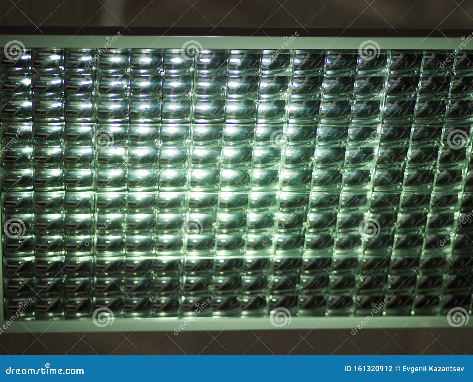 Large Cubic Glass Details of an Interior Lamp Stock Photo - Image of ...