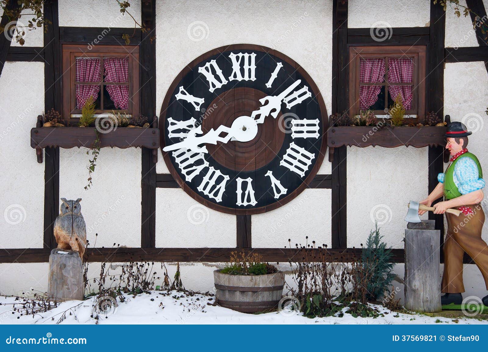 Largest Cuckoo Clock In The World In Triberg Royalty-Free Stock Photo ...