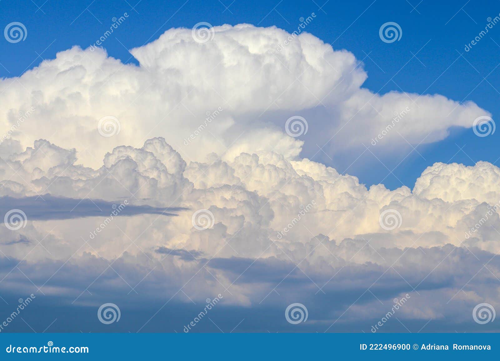 Large Cumulonimbus Calvus Clouds Close-u Stock Photo - Image of clouded ...
