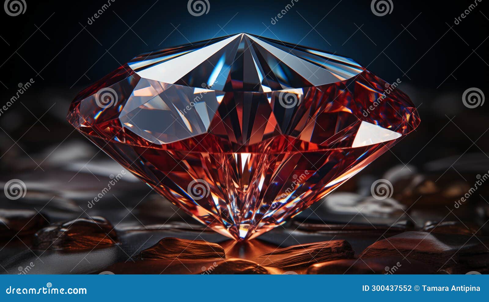 Large Cut Ruby. Precious Stone. Macro Photography Stock Photo - Image ...