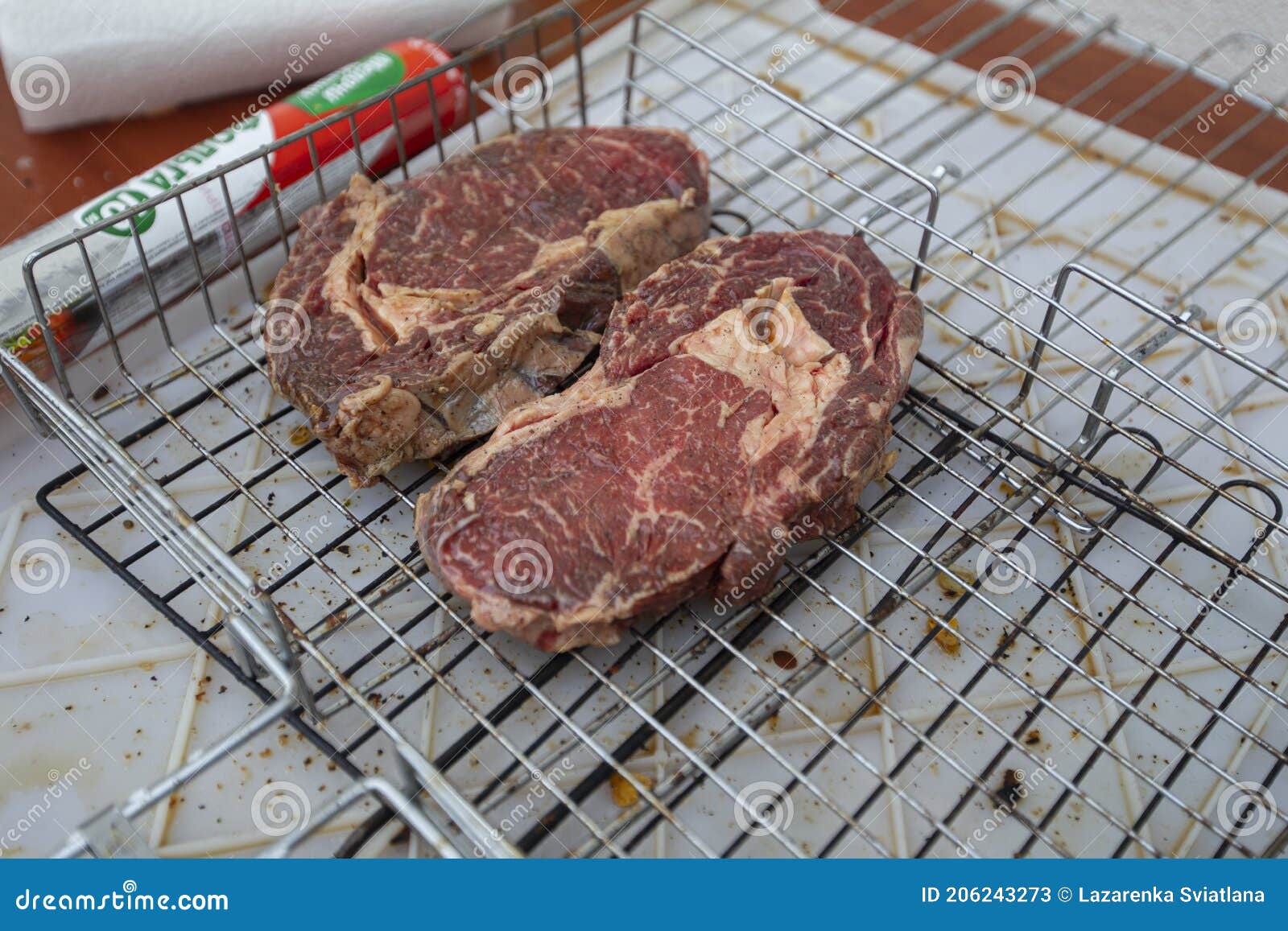Large cuts of beef meat stock image. Image of fire, beef - 206243273