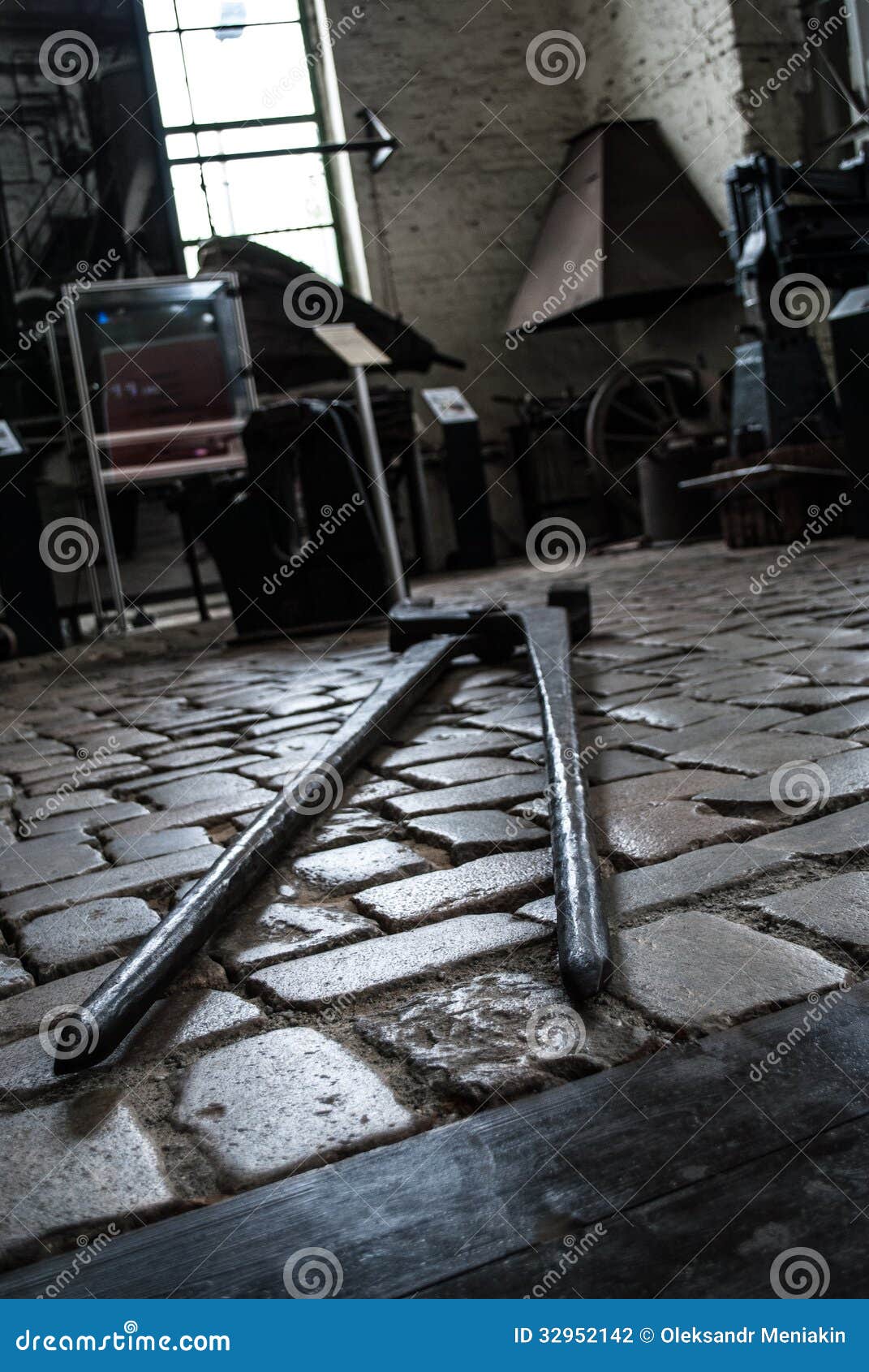 Large Cutters in the Museum Stock Photo - Image of gray, construction ...